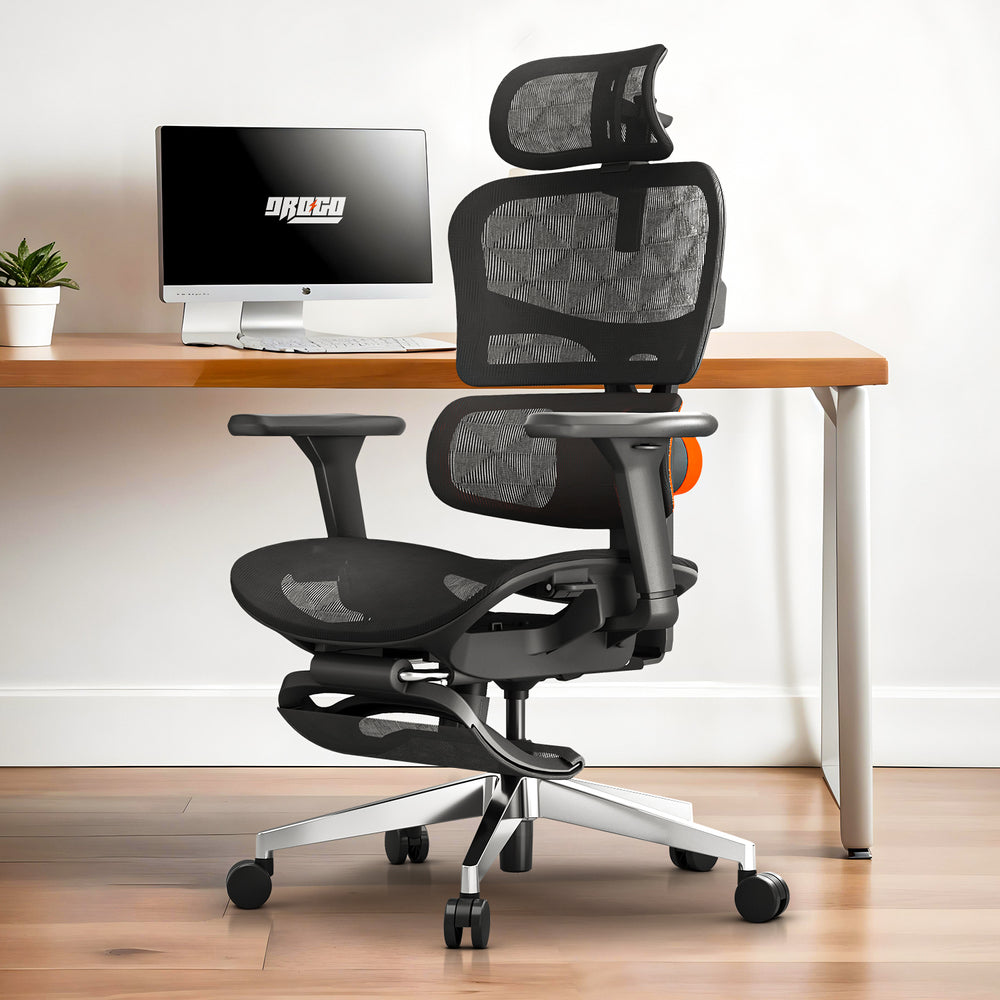 DROGO Ergonomic Office Chair for Work from Home, High Back Computer ...