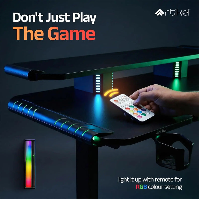 Shop Electric Ergonomic Height Adjustable Gaming Table for Home Office