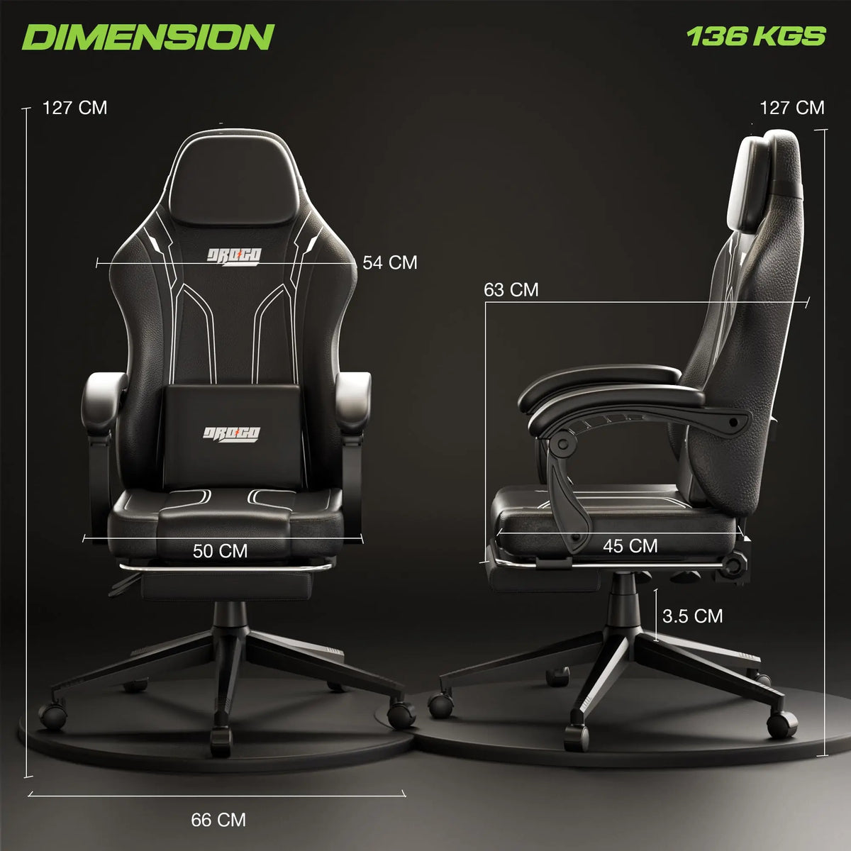 Drogo Gaming Chairs Online Ergonomic Affordable Gaming Chairs India
