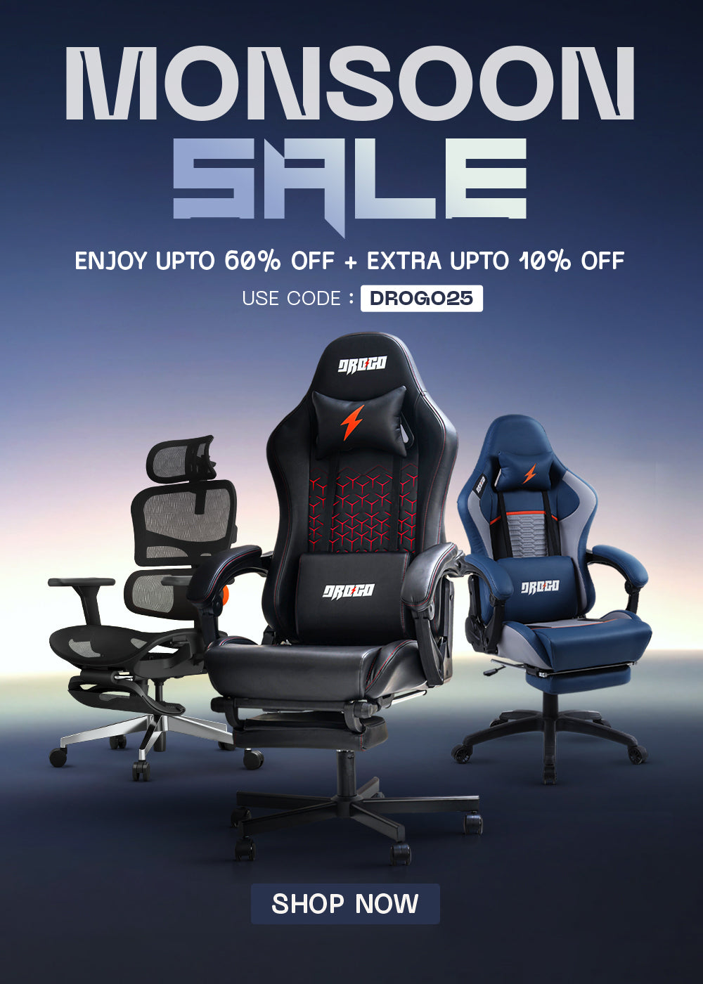 Drogo – Ergonomic Gaming & Office Chairs for Ultimate Comfort & Suppor